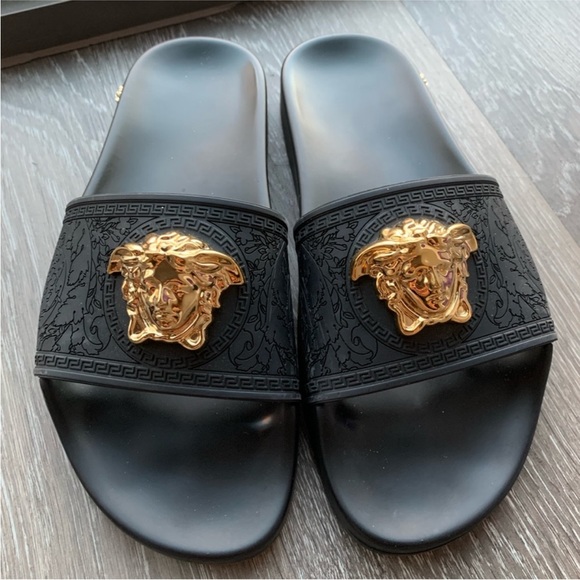 Versace | Shoes | Versace Slides | Poshmark